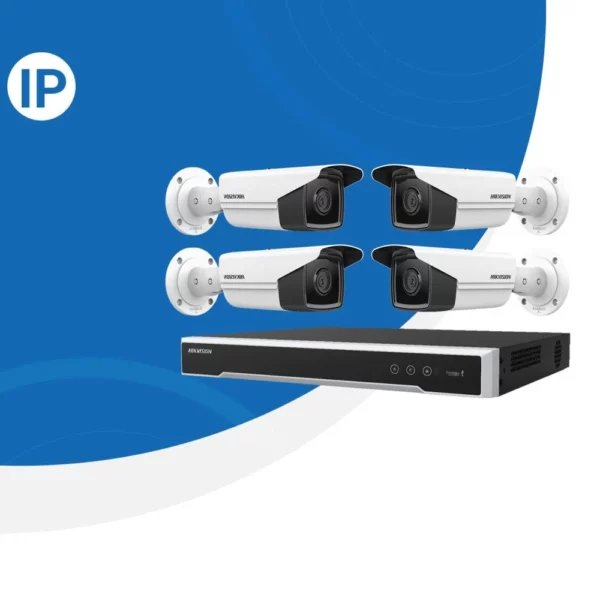 Packages 4 IP surveillance cameras with 8 megapixel resolution - the ...